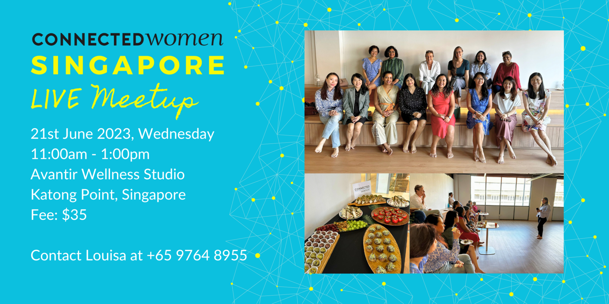 Connected Women Singapore LIVE Meetup - 21 June 2023 - SCWO